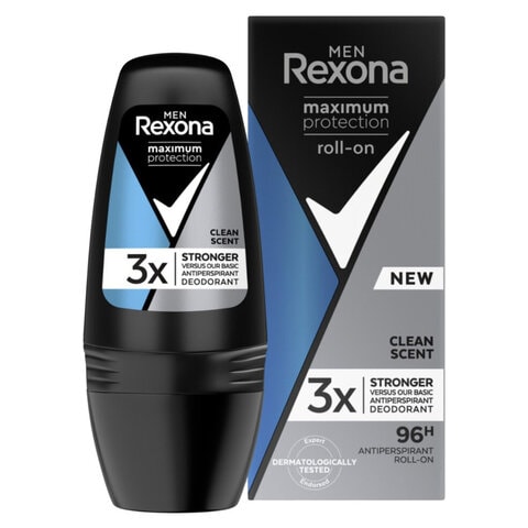 MEN REXONA ROLL-ON MAXIMUM PROTECTION 96H ANTIPERSPIRANT 50ML price in ...