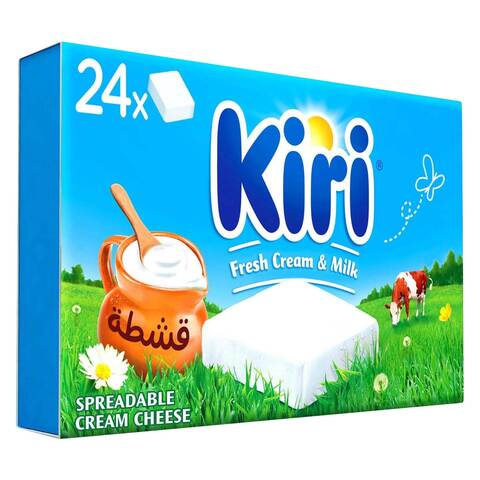 Kiri Spreadable Cream Cheese Squares 24 Portions 432g price in Kuwait ...