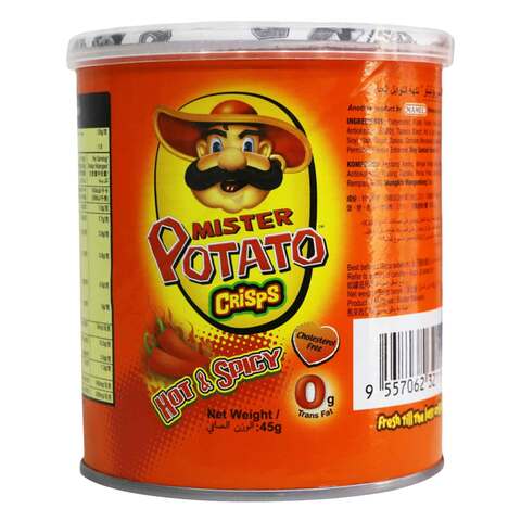 Mister Potato Hot And Spicy Crisp 45g price in Kuwait | Carrefour ...