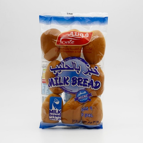 Fonte Milk Bread Mini 315g 9 Pieces price in Saudi Arabia | Carrefour ...