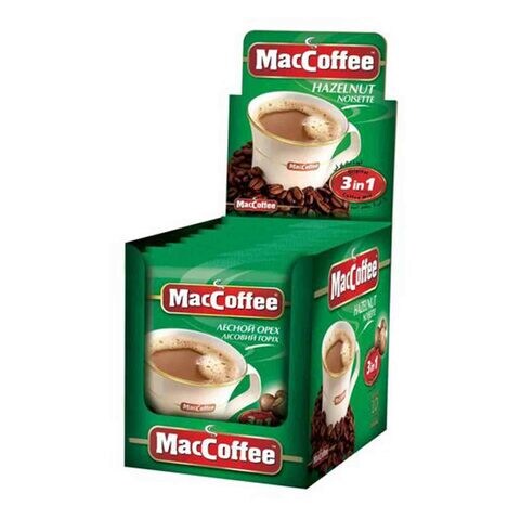 Buy MacCoffee 3 In 1 Hazelnut Coffee 18g x Pack of 10 Online ...