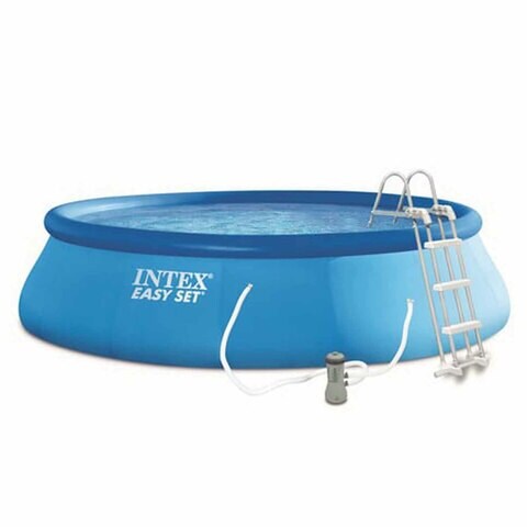 Intex Easy Set Swimming Pool with Filter - 457X107 Cm - Blue price in ...