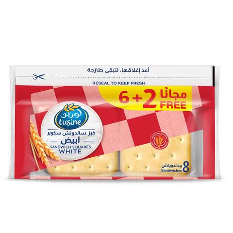 Lusine Square White Sandwich Bread 336g price in Saudi Arabia ...