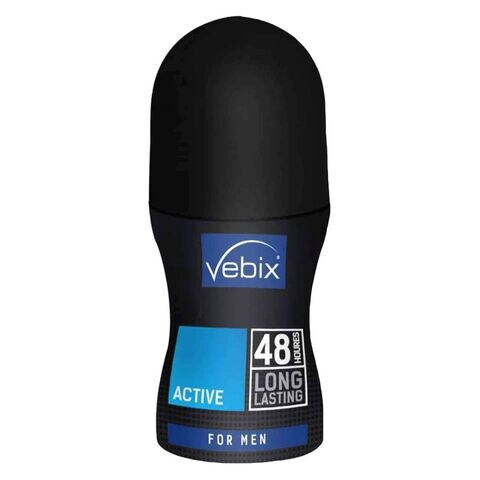Vibex Blue Active Roll-On Deodorant For Men - 50ml price in Egypt ...