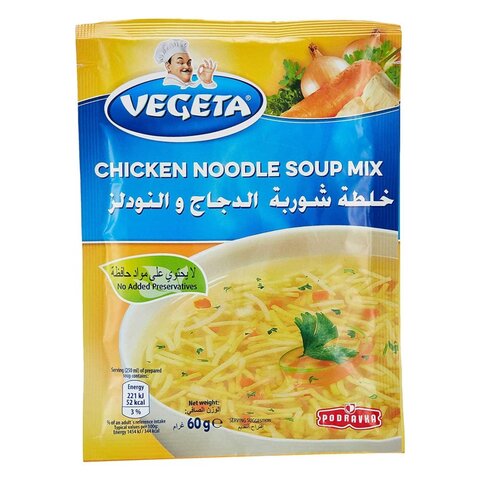 Vegeta Chicken Noodle Soup 60g price in Kuwait | Carrefour Kuwait ...