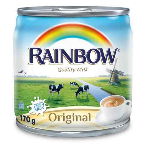 Rainbow Original Evaporated Milk 160ml price in Kuwait | Carrefour ...