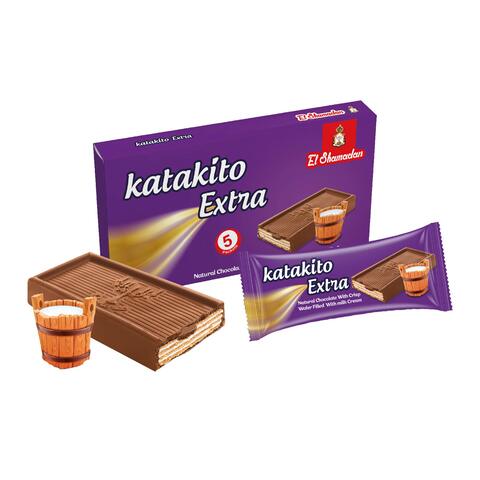 Katakito Chocolate Wafer and milk - 5 Counts price in Egypt | Carrefour ...