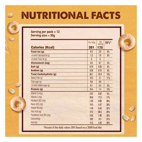 Cheerios Nutrition Facts Per 100g | Besto Blog