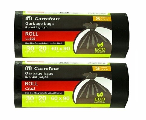 CRF TRASH BAGS BLACK 60GX2 price in Kuwait | Carrefour Kuwait ...