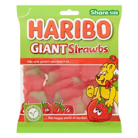 Buy Haribo Giant Strawbs Candy 175g Online - Carrefour Kenya