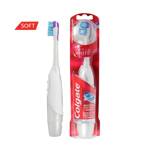 Colgate 360 Sonic Battery Toothbrush Optic White Power Toothbrush Soft 1 PCS price in UAE ...