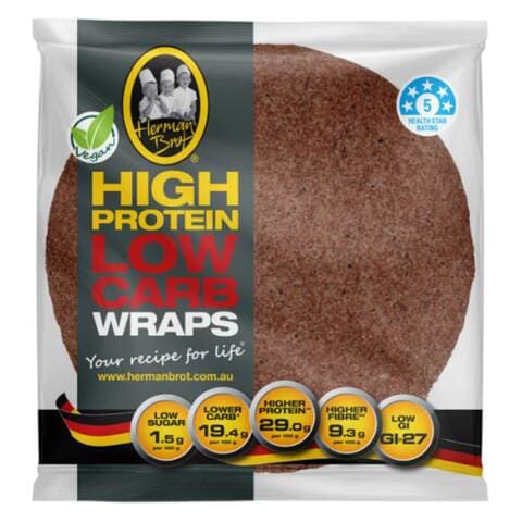 Herman Brot High Protein Low Carb Wraps 350g price in UAE | Carrefour ...