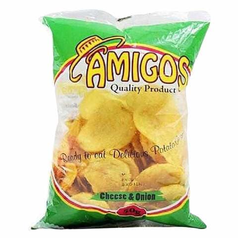 Buy Amigos Cheese And Onion Potato Chips 100g Online - Carrefour Kenya