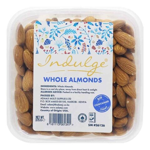 Buy Indulge Whole Almonds 375g Online - Carrefour Kenya