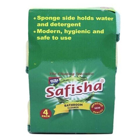Buy Safisha Bathroom Sponge Cleaner 4's Online - Carrefour Kenya