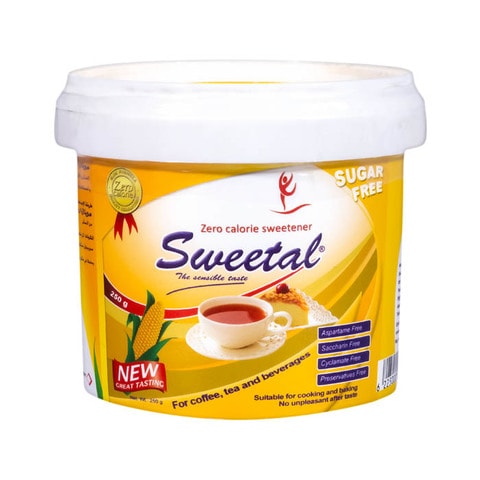 Sweetal Diet Sugar - 250 gram Online | Carrefour Egypt