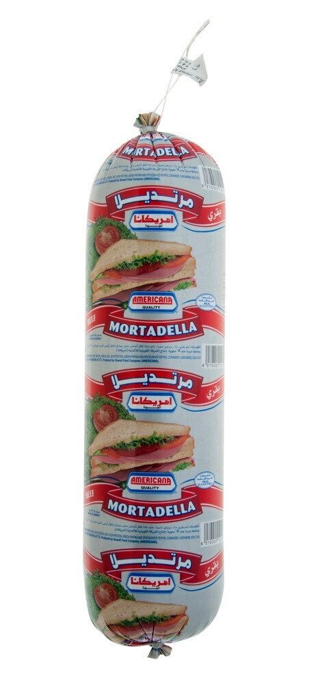 Americana Beef Mortadella Plain KG price in Kuwait | Carrefour Kuwait ...