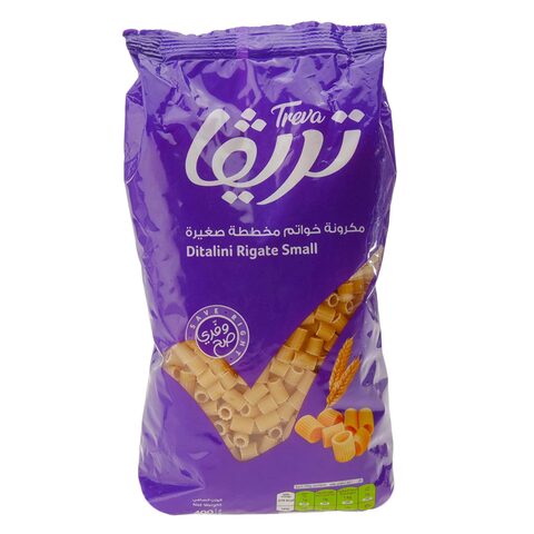 Treva Dtlni Rigate Small Pasta 400g price in Kuwait | Carrefour Kuwait ...