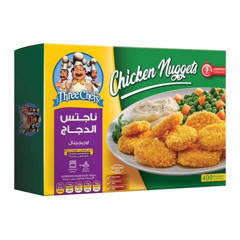 THREE CHEFS CHICKEN NUGGETS 400G price in Egypt | Carrefour Egypt ...