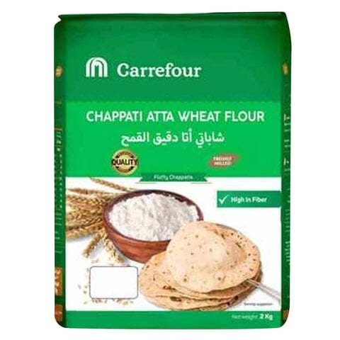Carrefour Wheat Flour Chappatti Atta 2kg price in Kuwait | Carrefour ...