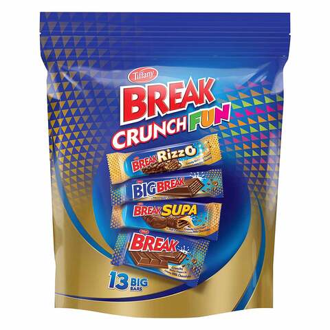 Tiffany Break Crunch Fun Minis Chocolate 390g price in Kuwait ...