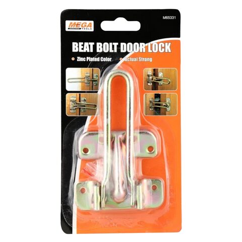 Mega Tools Door Lock Door Safety Guard Beat Bolt 65331 Golden Online ...