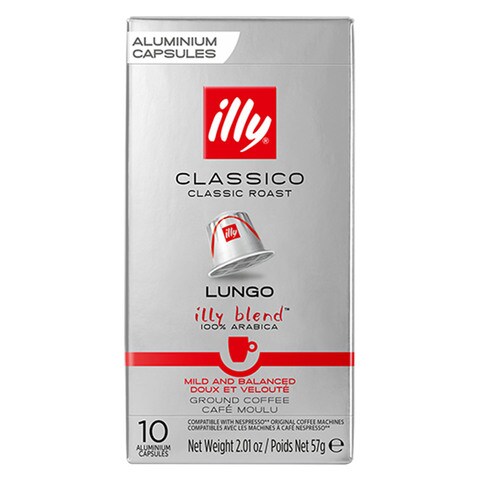Illy Classico Lungo Classic Roast Coffee 10 Capsules price in UAE ...
