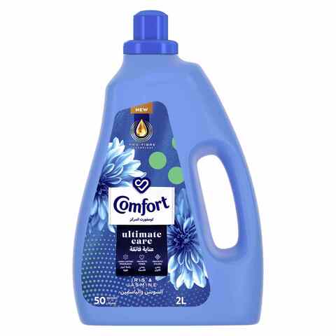 Comfort Ultimate Care Concentrated Fabric Softener For Long-Lasting Fragrance Iris Jasmine ...