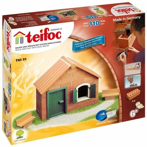 Teifoc TEI 51 Starter House Set 110 pieces Brick Construction Kit price in UAE | Carrefour UAE ...