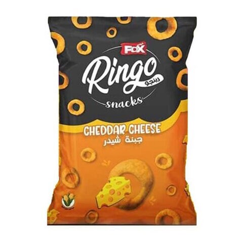 Buy Fox Ringo Snack with Cheddar Cheese Flavor - 43-53 gram Online ...