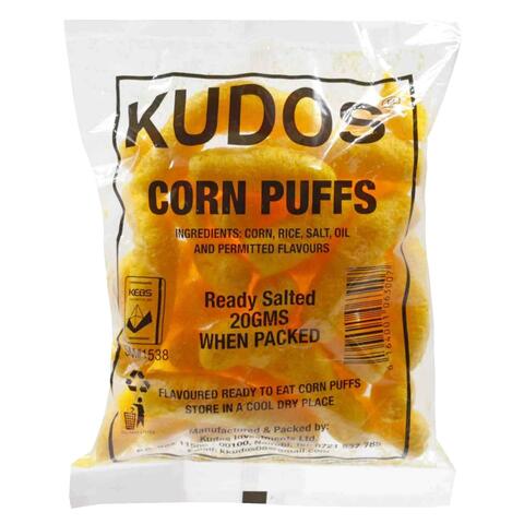 Buy Kudos Ready Salted Corn Puffs 20G Online - Carrefour Kenya