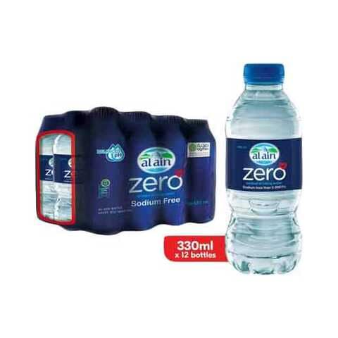 Al Ain Zero Sodium Drinking Water 330ml Pack of 12 price in UAE ...