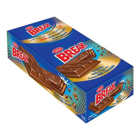 Tiffany Break Milk Chocolate Wafer Fingers 31g Pack of 12 price in UAE ...