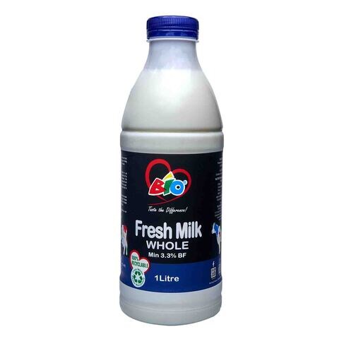 Buy Bio Whole Fresh Milk 1L Online - Carrefour Kenya