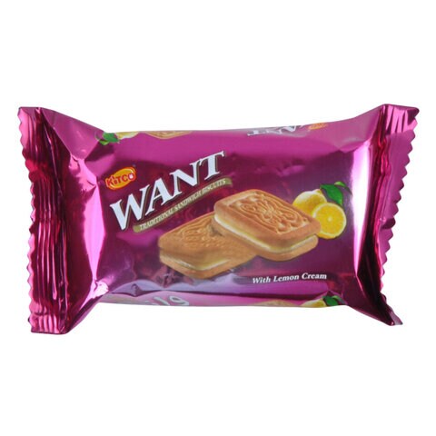Kitco Want Lemon Cream Sandwich Biscuits 45g price in Kuwait ...