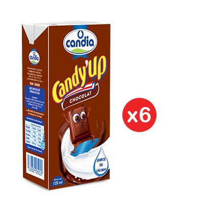 Buy Candia Candy Up Lait Uht Chocolate 125ML X6 Online - Shop Fresh ...