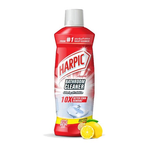 Buy Harpic bathroom cleaner lemon 500 ml Online - Shop Cleaning & Household on Carrefour Saudi ...