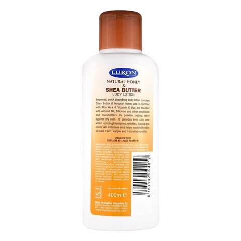 Buy Luron Honey And Oats Body Lotion 400ml Online - Carrefour Kenya
