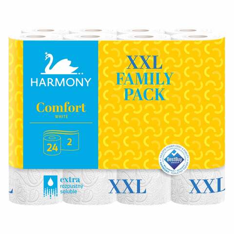 HARMONY TOILET PAPER COMF 2PLY 24S price in Kuwait | Carrefour Kuwait ...