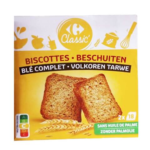 Carrefour Whole Wheat Rusks 300g price in UAE | Carrefour UAE ...