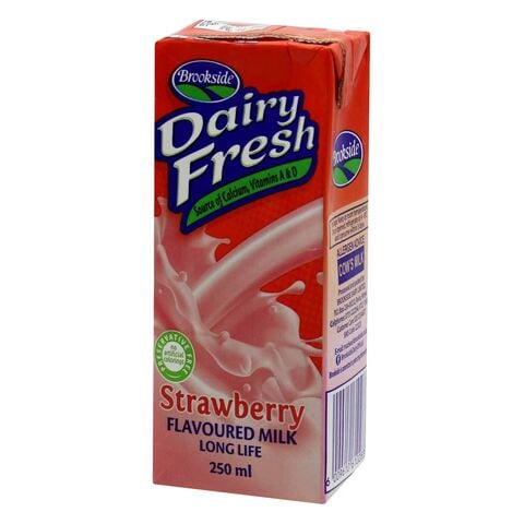 Buy Brookside Dairy Fresh Strawberry Flavoured Milk 250Ml X Pack Of 6 ...