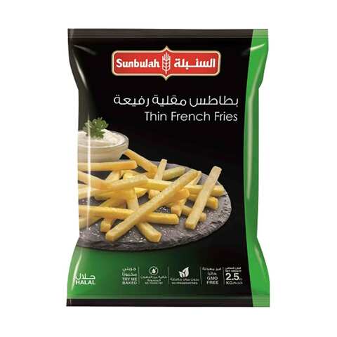 Sunbulah Thin French Fries 2.5kg price in Saudi Arabia | Carrefour ...