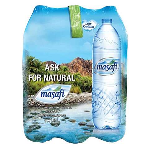 Masafi Bottled Drinking Water 1.5l x6 price in UAE | Carrefour UAE ...
