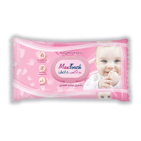 Buy Max Touch Baby Wipes - 80 Wipes Online - Shop Baby Products on ...
