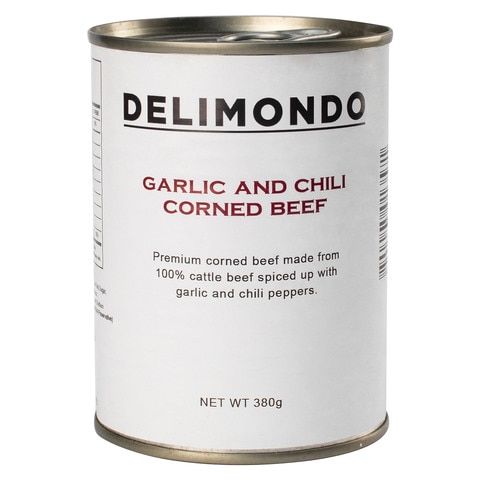 Delimondo Garlic And Chili Corned Beef 380g price in UAE | Carrefour ...
