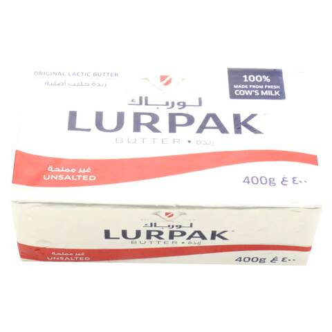 Lurpak Original Lactic Unsalted Butter 400g Online | Carrefour Kuwait