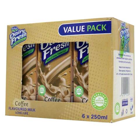 Buy Brookside Dairy Fresh Coffee Flavoured Milk 250Ml X Pack Of 6 Long ...