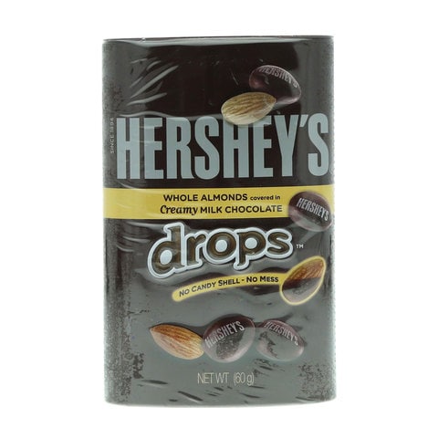 سعر HERSHEYS DROP ALMOND TIN 60G فى الامارات | كارفور الامارات | سوبر ماركت كان بكام