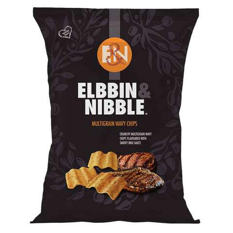 Buy Elbbin & Nibble Wavy Barbeque Chips Stick 60g Online - Carrefour Kenya