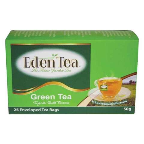 Buy Eden Tea Enveloped Green Tea Bags 50g (25 Pieces) Online ...